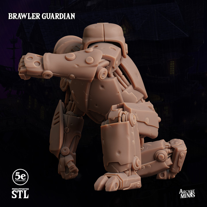 3D Printable Brawler Guardian by Sordane Publishing