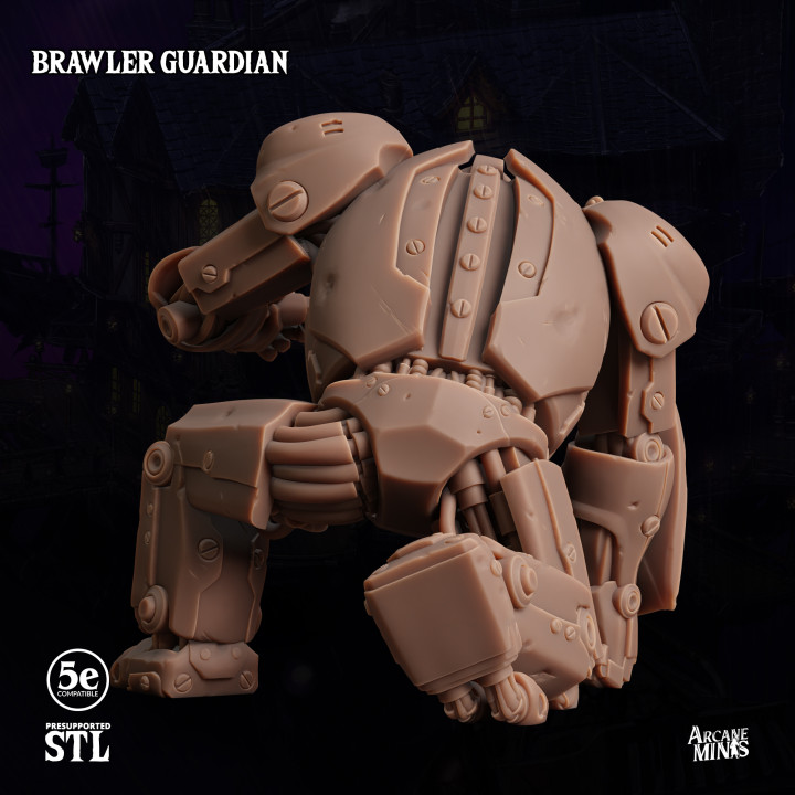 3D Printable Brawler Guardian by Sordane Publishing