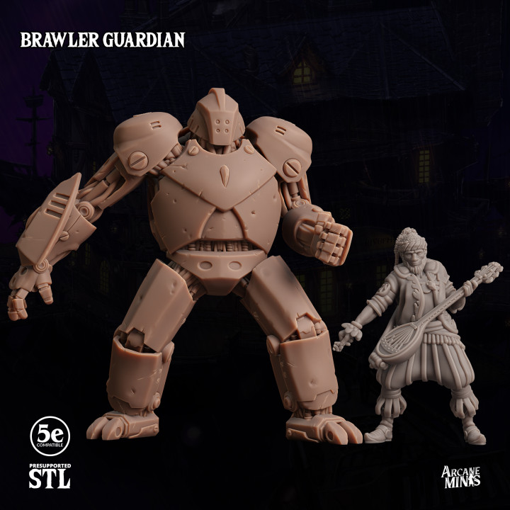 3D Printable Brawler Guardian by Sordane Publishing