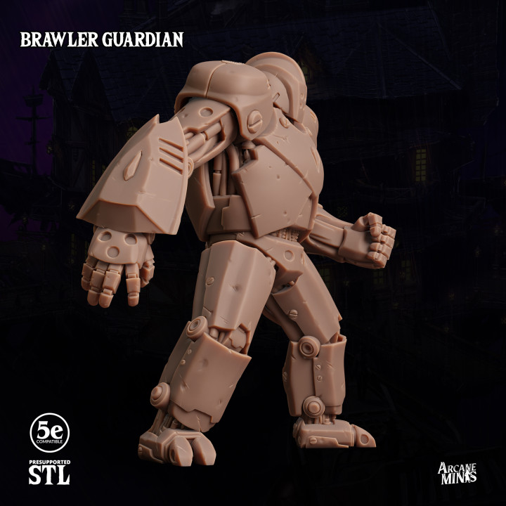 3D Printable Brawler Guardian by Sordane Publishing