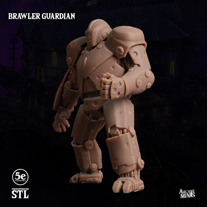 3D Printable Brawler Guardian by Sordane Publishing