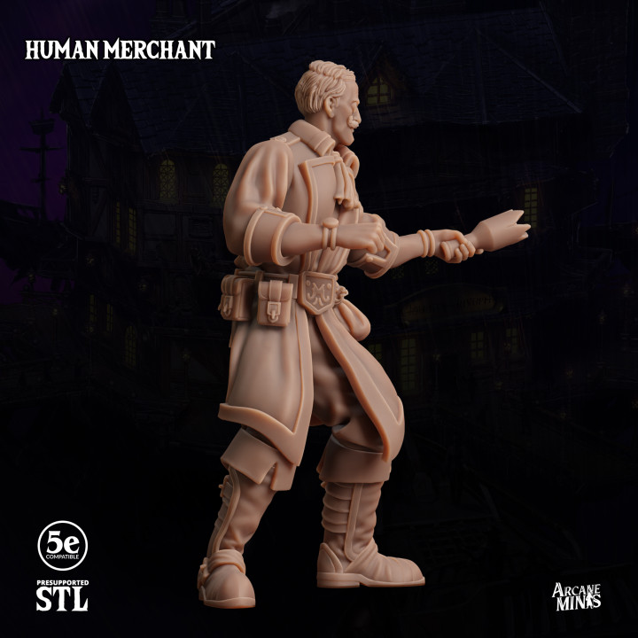 3D Printable Human Merchant by Sordane Publishing