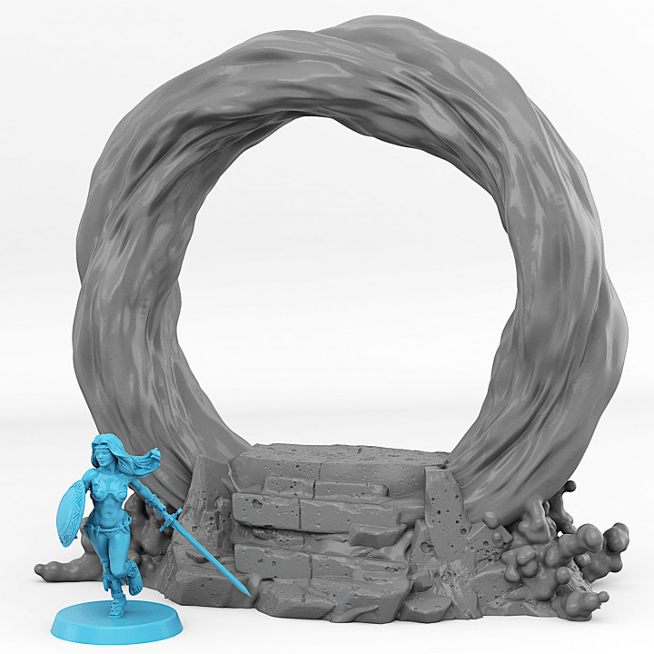 3D Printable ELEMENTAL WATER PORTAL by Fantastic Portals & Effects