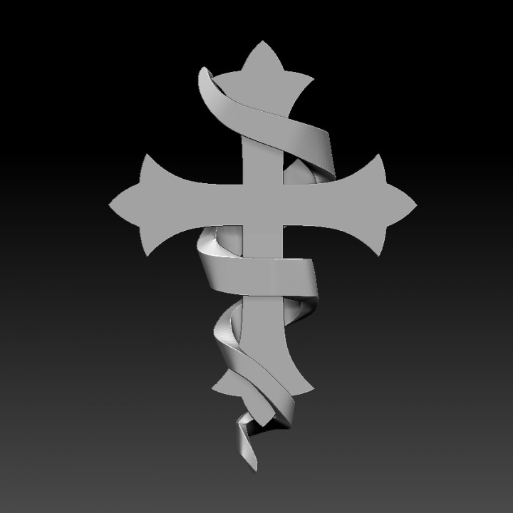 3D Printable cross by Dmitry Tishchenkov