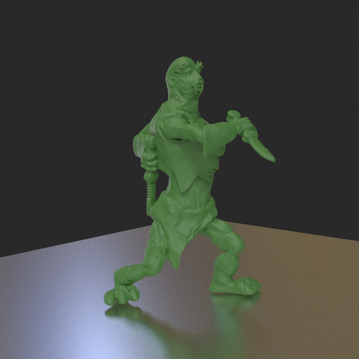 3D Printable Vile Gang from Gooey Cube(tm) by Harry's 3d Sculpting
