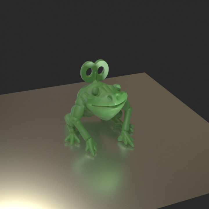 3D Printable Clockwork Toad by Harry's 3d Sculpting