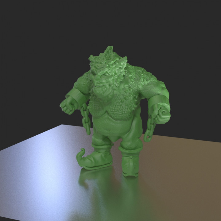 3D Printable Dwerewolf - Dwarf with Lycanthropy by Harry's 3d Sculpting