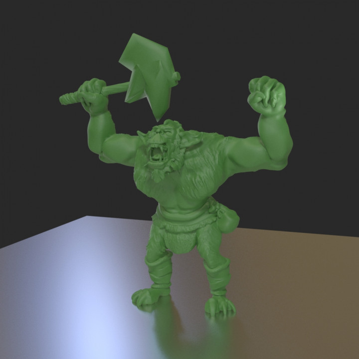3D Printable Bugbear Savage by Harry's 3d Sculpting