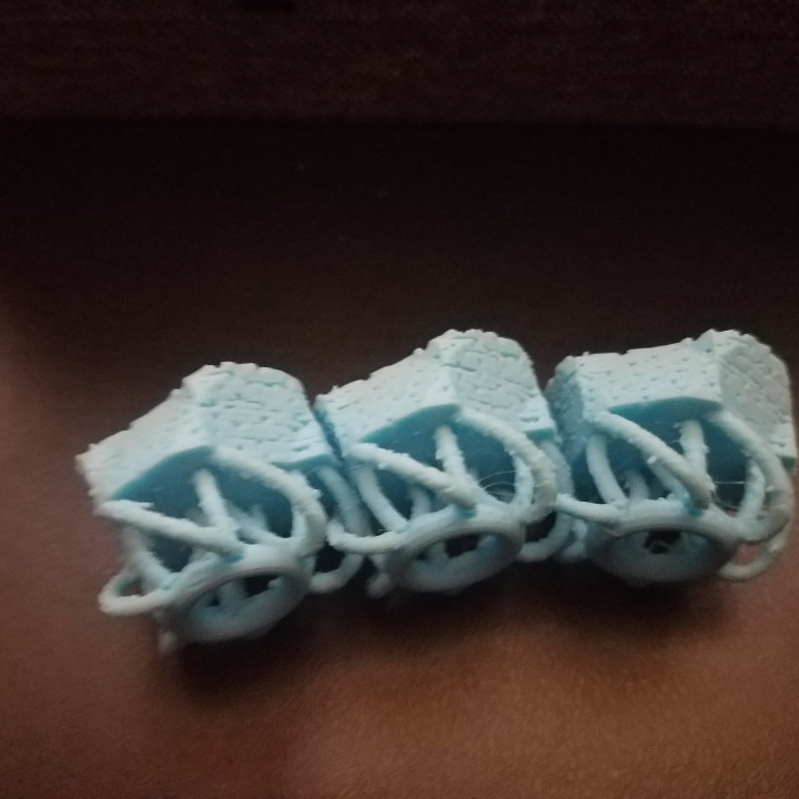 3D Printable Nasa Chainmail Hexagon Helicoid Tile by Brian