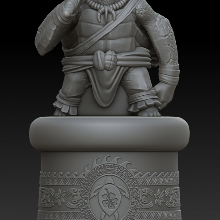 3D Printable Sharks vs Sea Tortles Chess Set by Wundervale Games