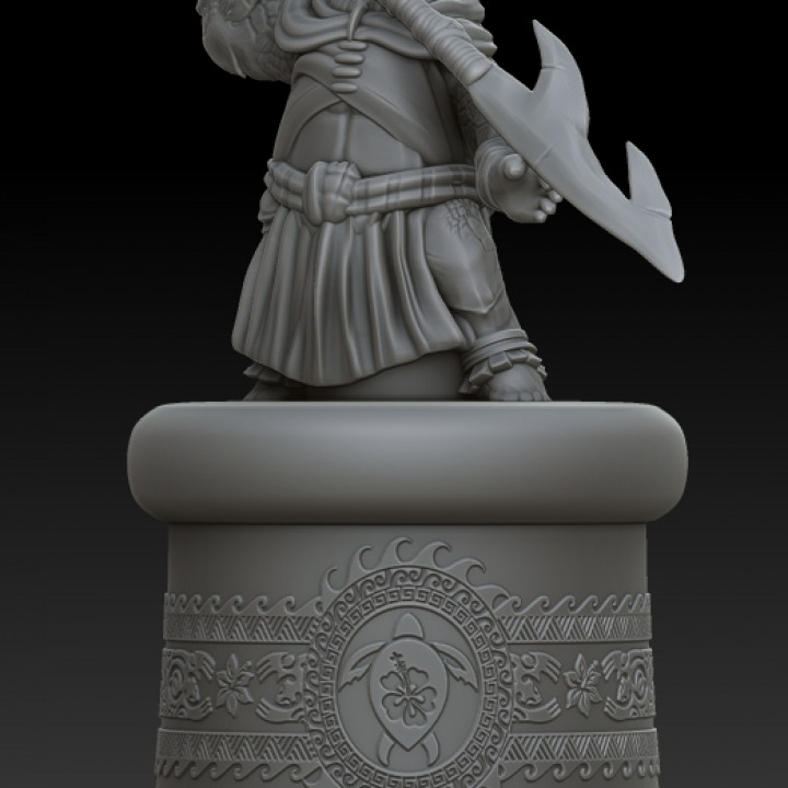 3D Printable Sharks vs Sea Tortles Chess Set by Wundervale Games