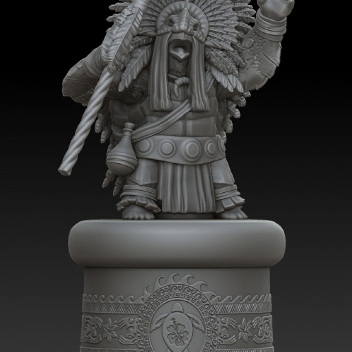 3D Printable Sharks vs Sea Tortles Chess Set by Wundervale Games