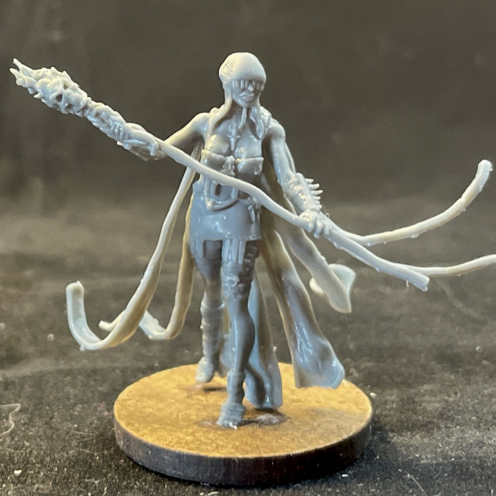 3D Printable Olega the Necro Druid from Gooey Cube(tm) by Harry's 3d ...