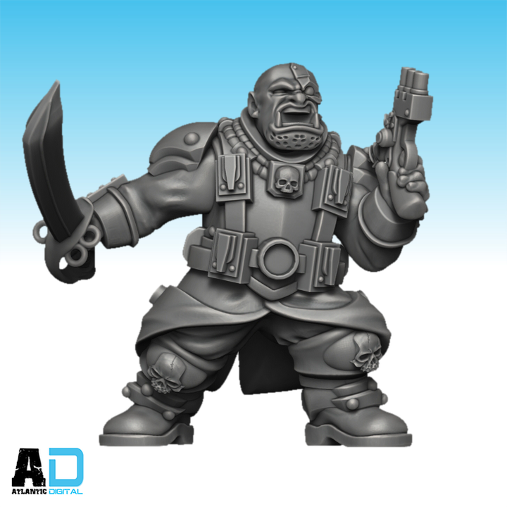 3D Printable Les Grognard Ogres by Wargames Atlantic