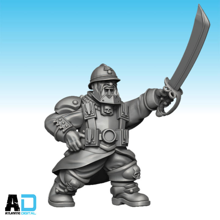 3D Printable Les Grognard Ogres by Wargames Atlantic