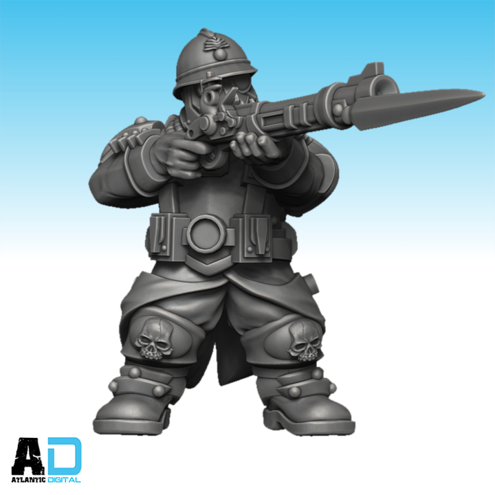 3D Printable Les Grognard Ogres by Wargames Atlantic
