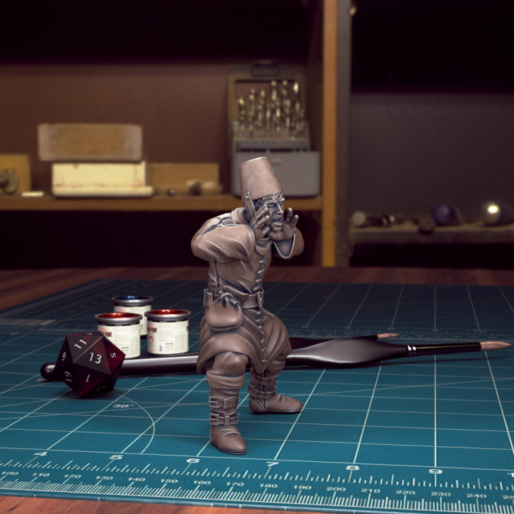 3D Printable Mob Villager 10 [Pre-Supported] by TytanTroll Miniatures