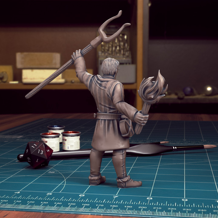 3D Printable Mob Villager 15 [Pre-Supported] by TytanTroll Miniatures