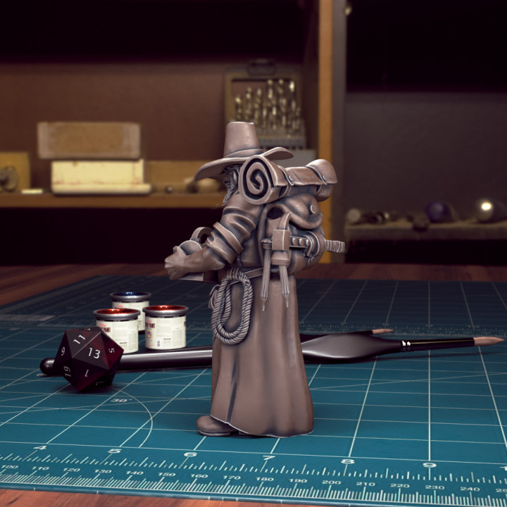 3D Printable Rictavio Vampire Hunter Bard [Presupported] by TytanTroll ...