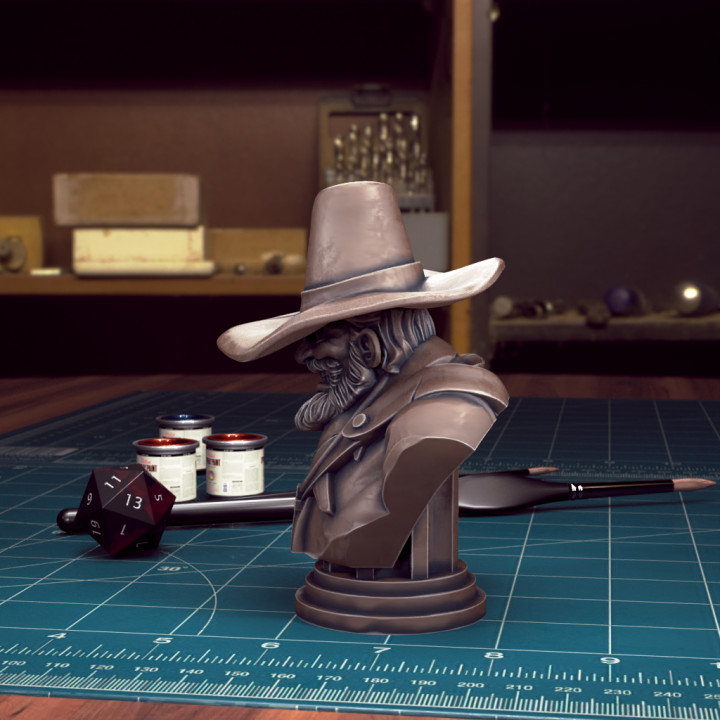 3D Printable Rictavio Bust [Presupported] by TytanTroll Miniatures