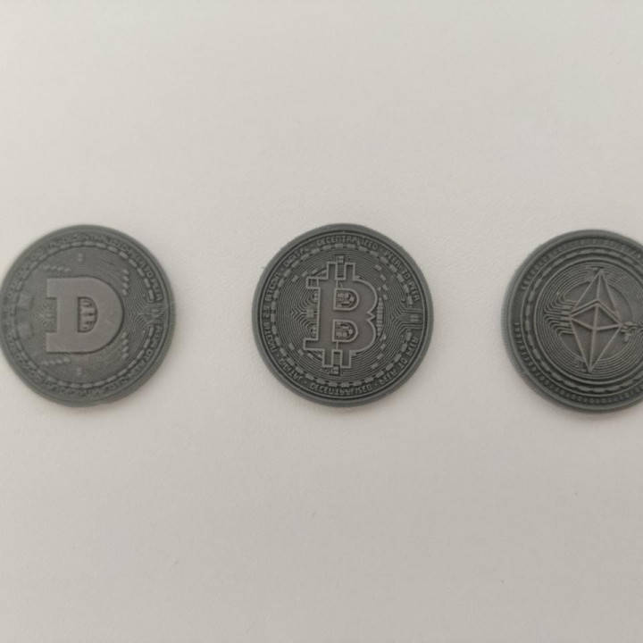 3D Printable Digital currency pack by STL All