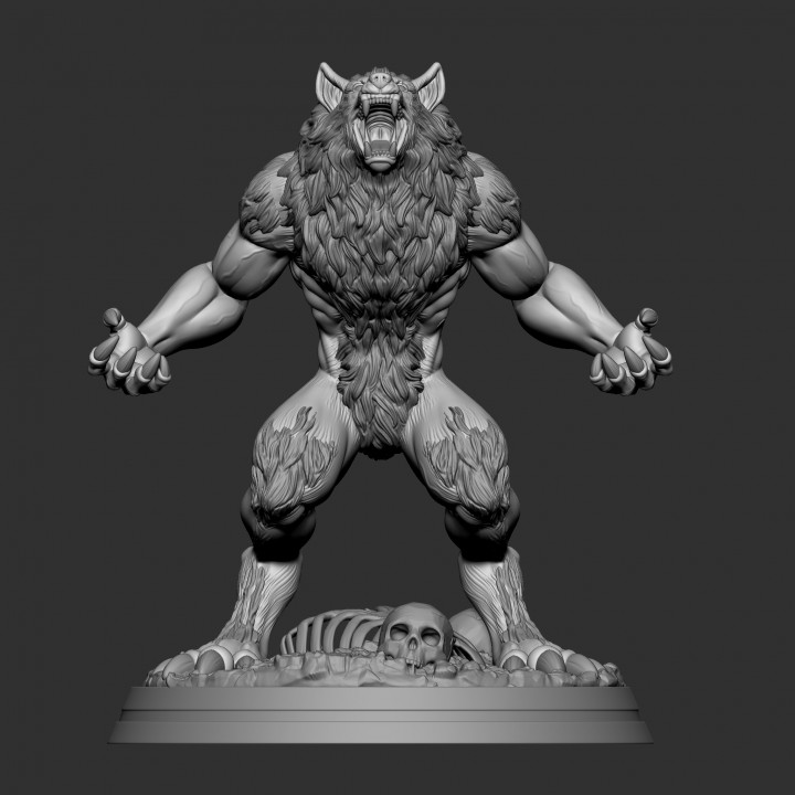 3D Printable WEREWOLF by YD STUDIO