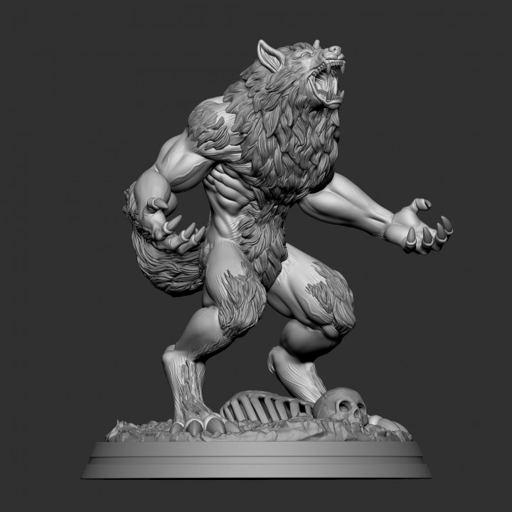3D Printable WEREWOLF by YD STUDIO