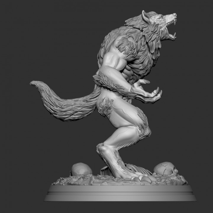 3D Printable WEREWOLF by YD STUDIO