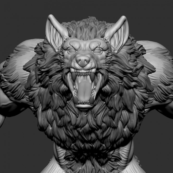 3D Printable WEREWOLF by YD STUDIO