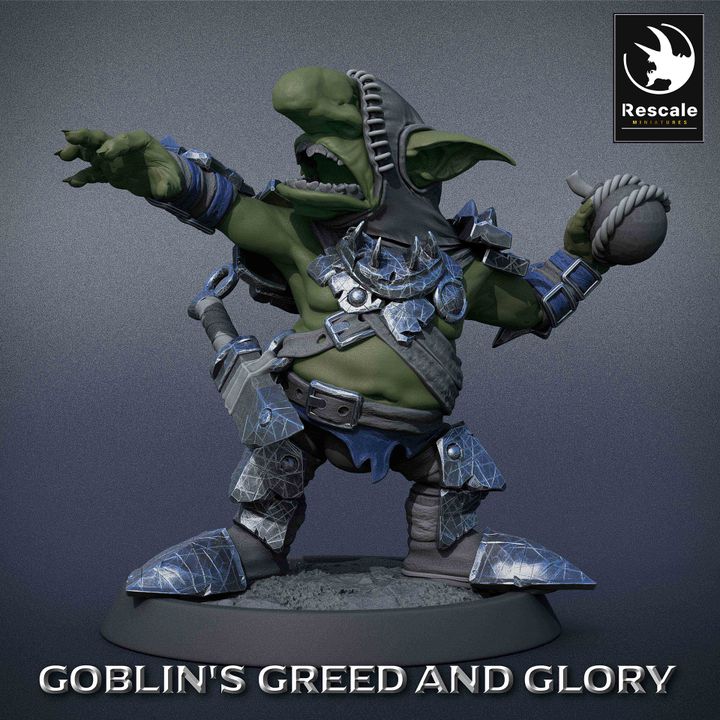 3D Printable Pack Goblin Alchemist by Rescale Miniatures