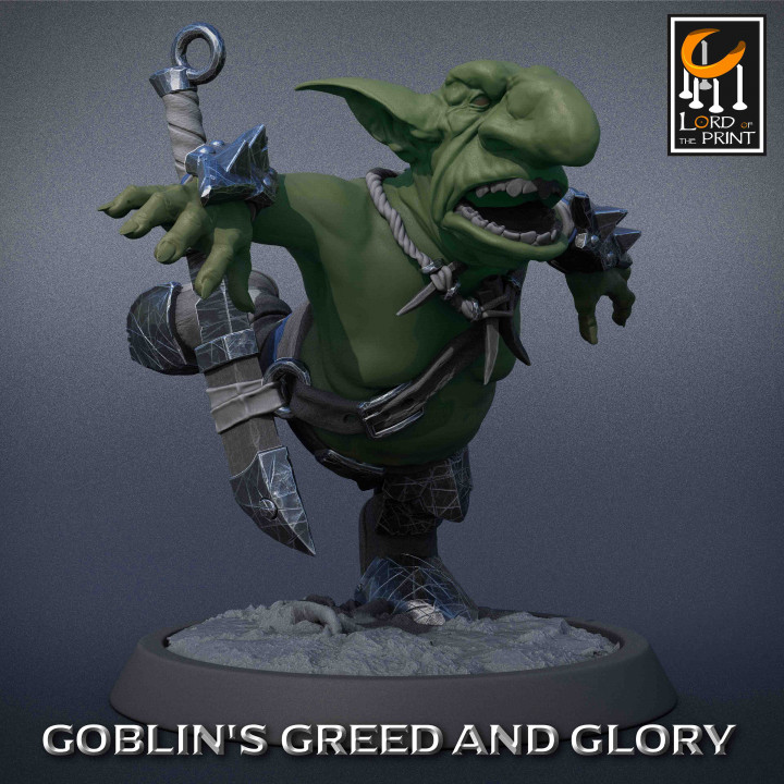 3D Printable Pack Goblin Basic by Rescale Miniatures