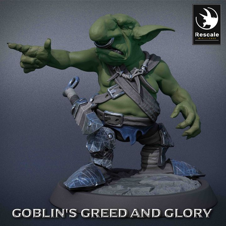 3D Printable Pack Goblin Basic by Rescale Miniatures