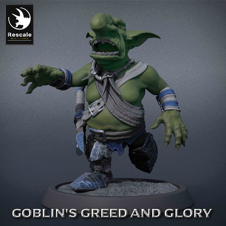 3D Printable Pack Goblin Basic by Rescale Miniatures