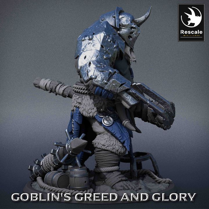 3D Printable Ogre Mace by Rescale Miniatures