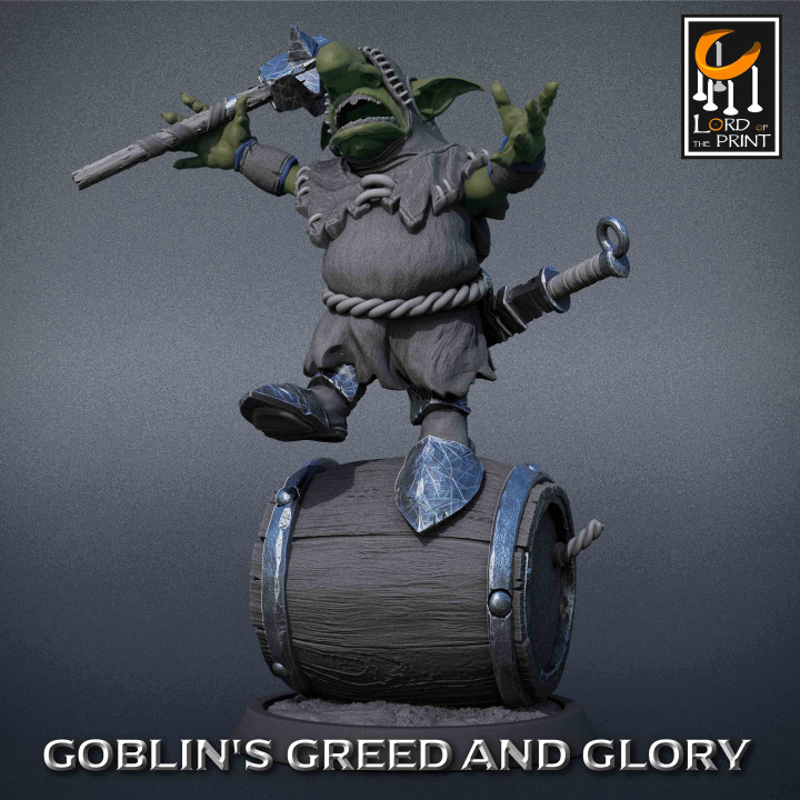 3D Printable Pack Goblin Monk A by Rescale Miniatures