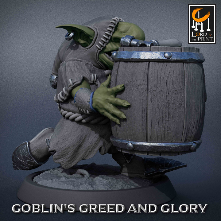 3D Printable Pack Goblin Monk A by Rescale Miniatures