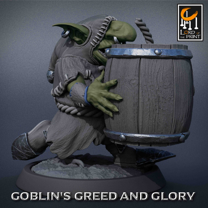 3D Printable Pack Goblin Monk A by Rescale Miniatures