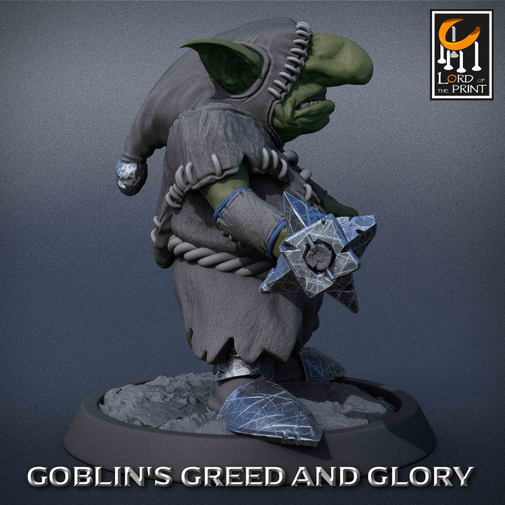 3D Printable Pack Goblin Monk A by Rescale Miniatures