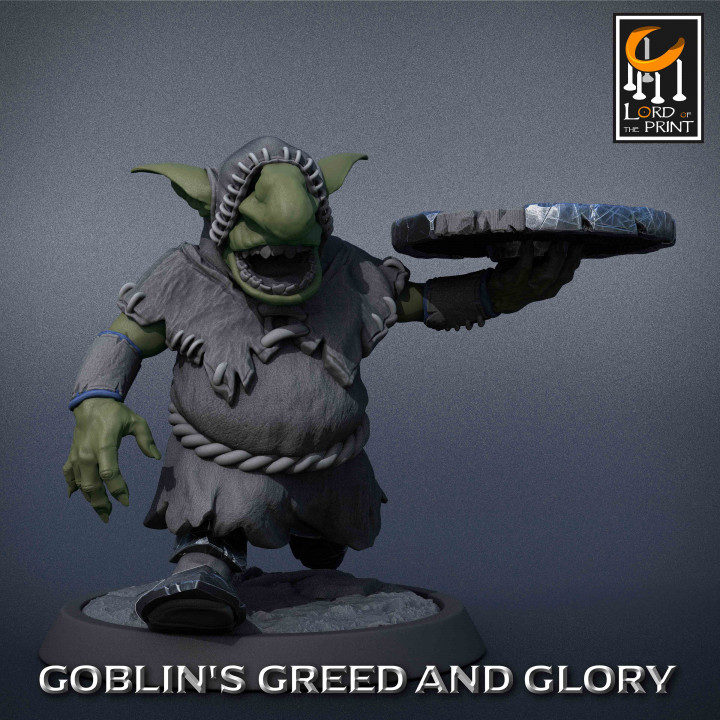 3D Printable Pack Goblin Monk A by Rescale Miniatures