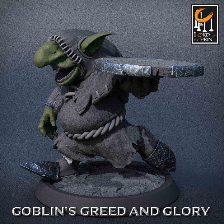 3D Printable Pack Goblin Monk A by Rescale Miniatures