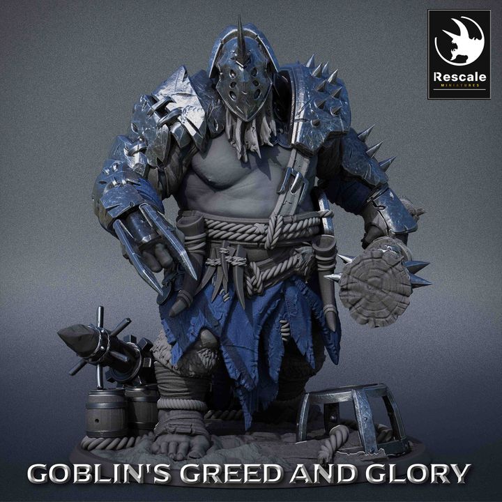 3D Printable Pack Ogre by Rescale Miniatures