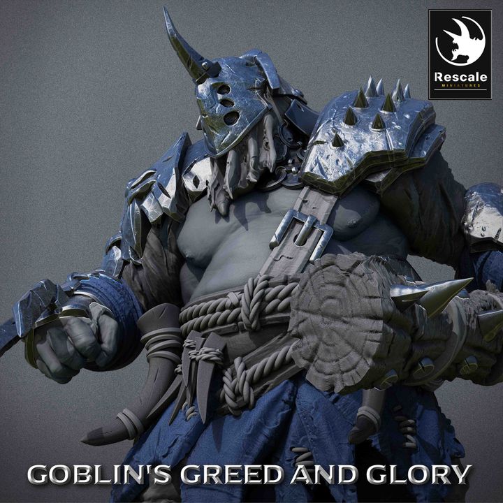 3D Printable Pack Ogre by Rescale Miniatures