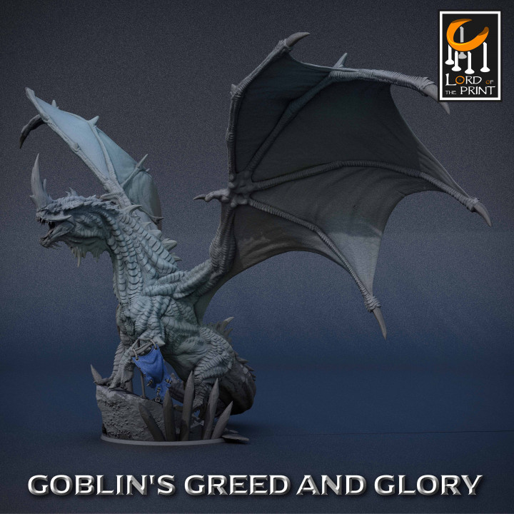 3D Printable Green Dragon Elder by Rescale Miniatures