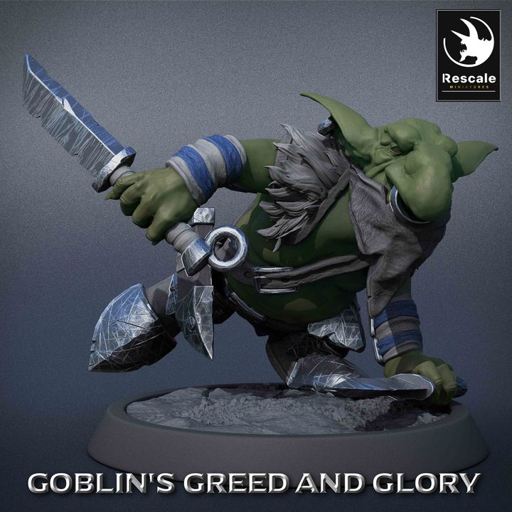 3D Printable Pack Goblin Rogue by Rescale Miniatures
