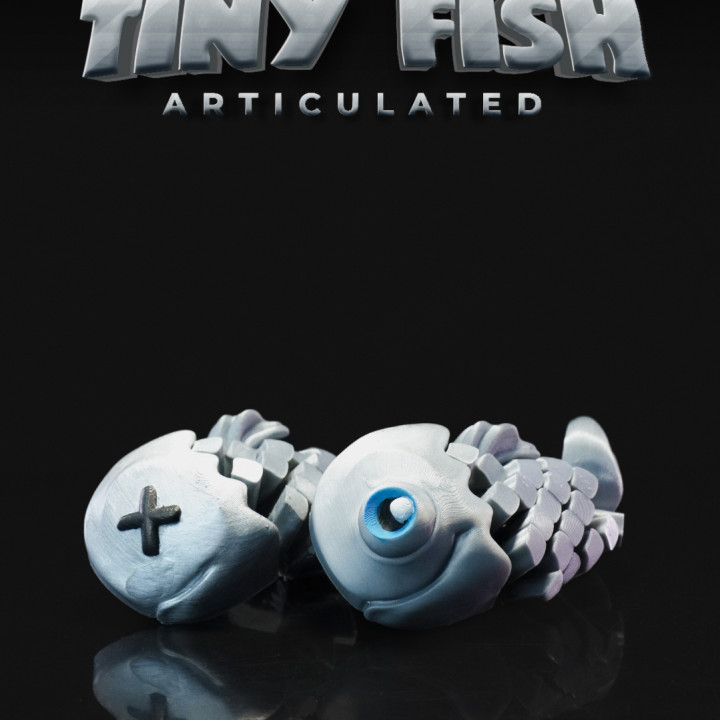 3D Printable Articulated Tiny Fish by Stlflix