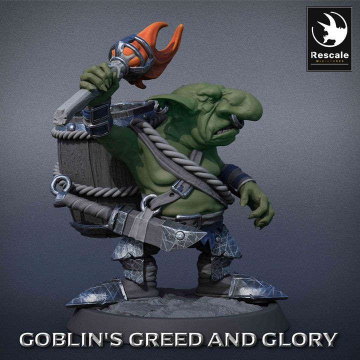 3D Printable Pack Goblin Sapper by Rescale Miniatures