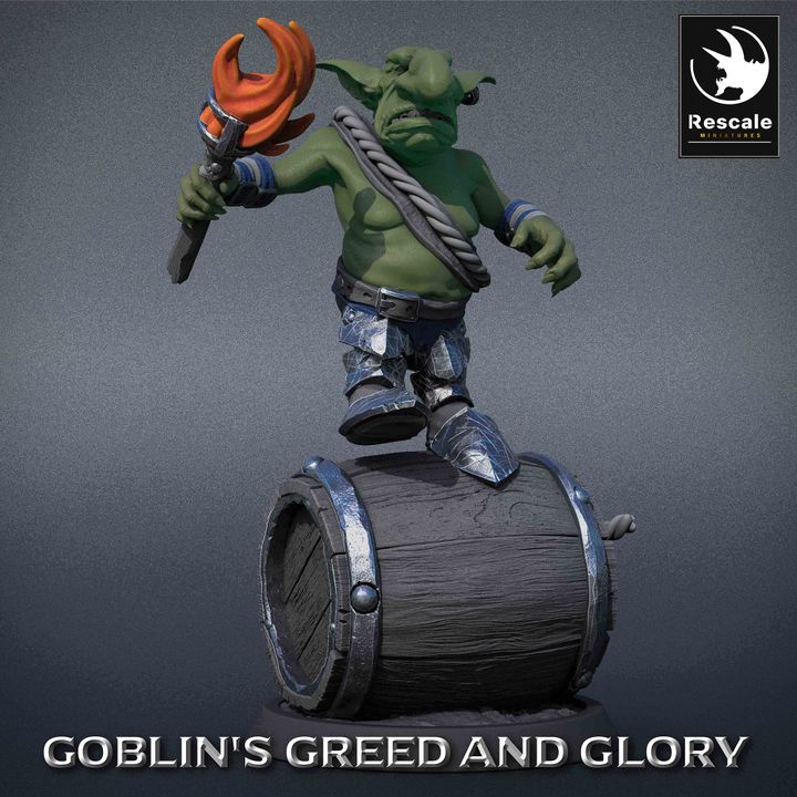 3D Printable Pack Goblin Sapper by Rescale Miniatures
