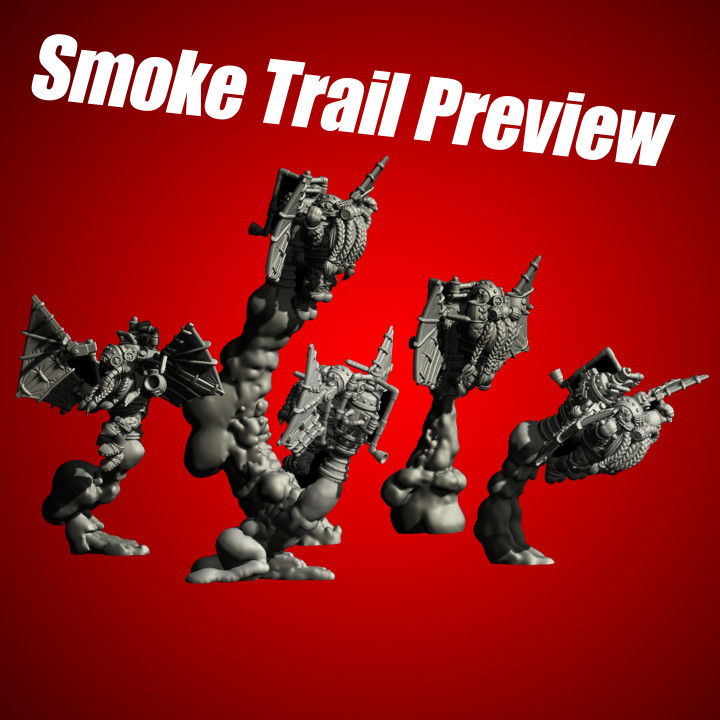 3D Printable Dwarf Rocketeers by MGMoogii