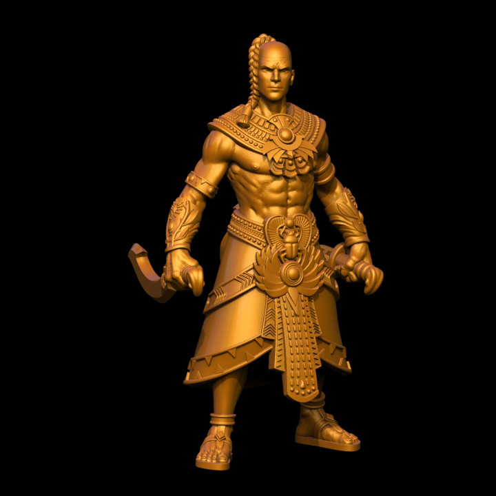 3D Printable Ramses - KINGS & HEROES by ToyDoy Miniatures