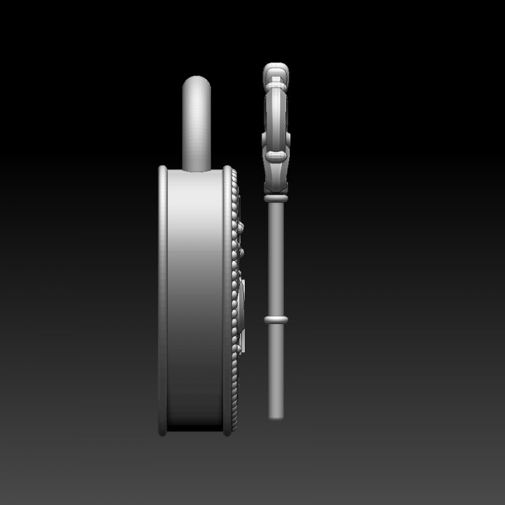 3D Printable KEY LOCK by Dmitrii Tishchenkov